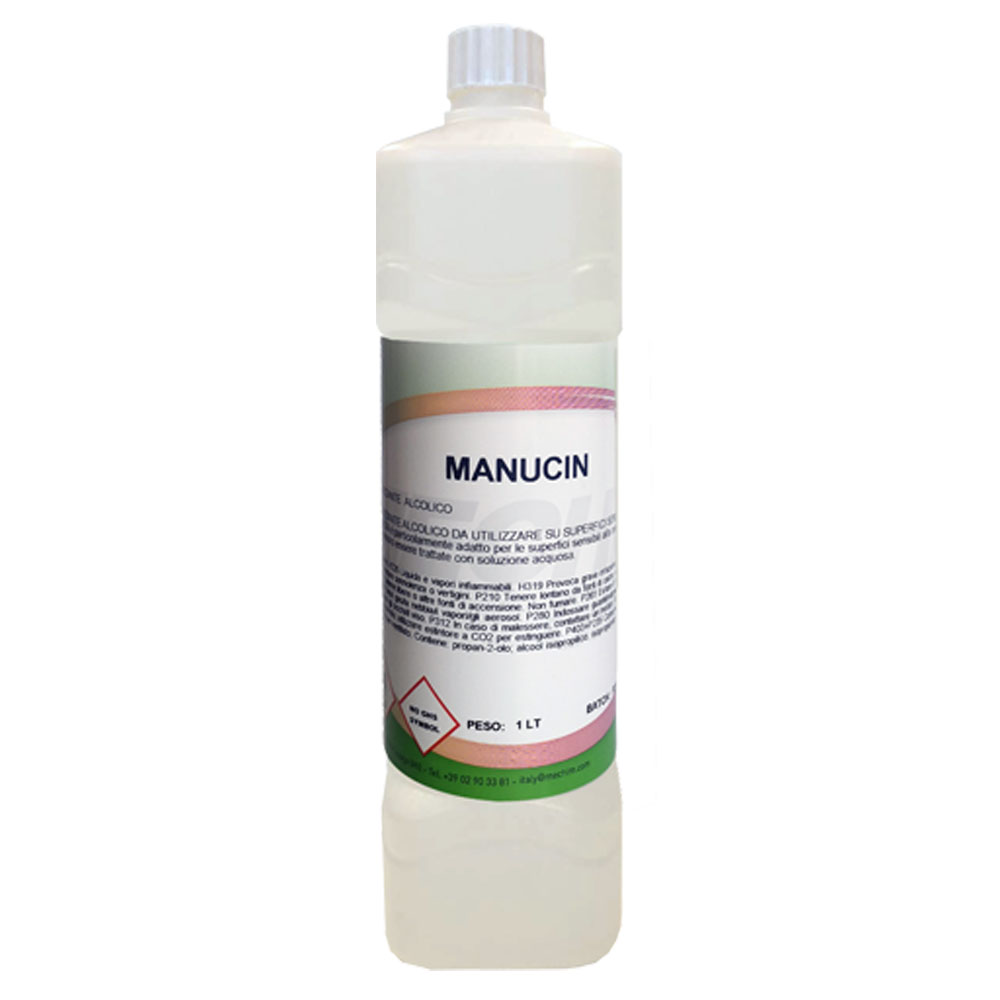 SPRAY IGIENIZZANTE SUPERFICI MANUCIN base Alcoolica 1000 ml – Verga ...